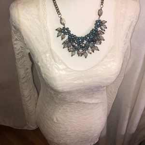 Dresses | Nwt White Lace Mini Dress | Poshmark